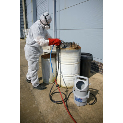PORTABLE SANDBLASTING GUN KIT WITH 22KG HOPPER AND 4.5M HOSE FOR ...