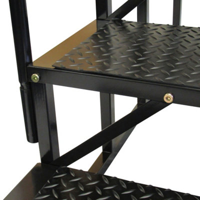 Portable Staging Stairs Portacabin Steps 4 Step (Non Slip Bolt Down ...