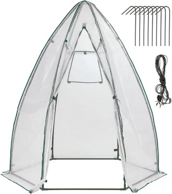 Portable Tent Style Greenhouse - Weatherproof Plant Protector with PE ...