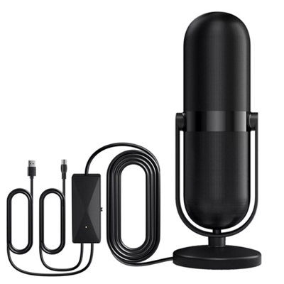 Portable TV Antenna Indoor Digital HDTV Booster Freeview Aerial Ariel ...