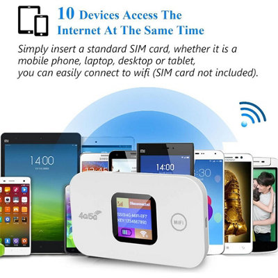 Portable Unlocked 4G LTE Wireless WiFi Router Mobile Broadband LCD MIFI Hotspot