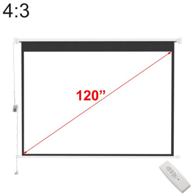 Portable Wall Mount Motorized Electric Projector Screen for Home ...