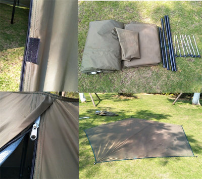 Portable Waterproof Camping Pentagonal Teepee Tent outdoor camping ...