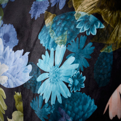 Portfolio Home Elena Floral Black Green King Soft Easy Care Bed Linen ...