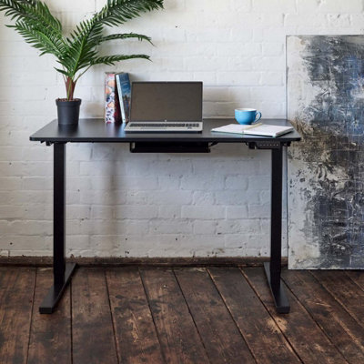 Porto Adjustable Office Desk Standing Desk Electric Stand Up Sit Down Computer Table