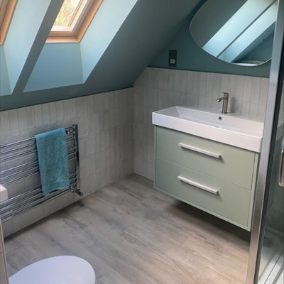 Porto White Gloss Brick Style Ceramic Tile 600 x 300mm