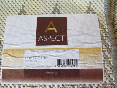 PORTOFINO Chevron Pattern Area Rug