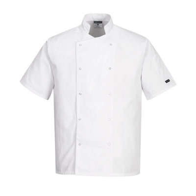 Portwest Cumbria Chefs Jacket C733 | DIY at B&Q