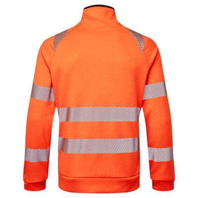 Portwest DX4 Hi-Vis Funnel Neck Sweatshirt