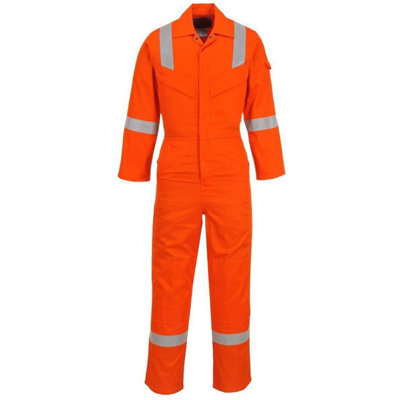Portwest Flame Resistant Super Light Weight Anti-Static Coverall