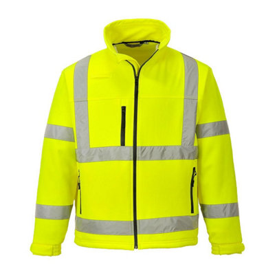 Portwest Mens Clic High-Vis Soft Shell Jacket