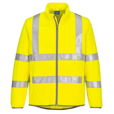 Portwest Mens Hi-Vis Eco Friendly 2 Layer Soft Shell Jacket