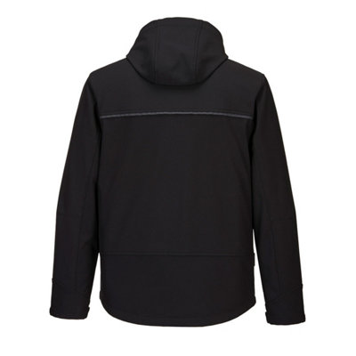 Portwest Mens KX3 Hooded Soft Shell Jacket