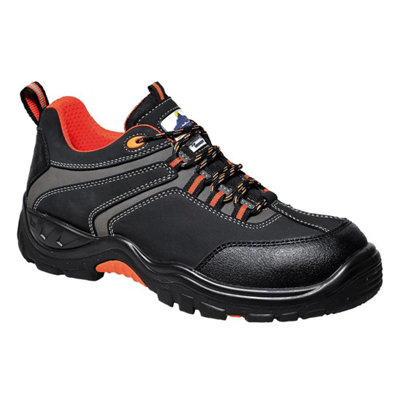 Portwest Mens Operis Leather Compositelite Safety Shoes Black (8 UK)