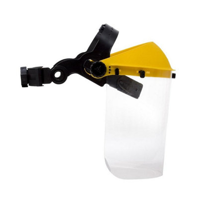 Portwest PW91 Face Guard Clear Visor Face Shield Brushcutter Strimmer ...