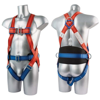 Portwest Safety Comfort Harness - Durable Adjustable Height Safety Harness