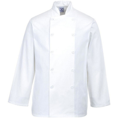 Portwest Sussex Chefs Jacket C836 | DIY at B&Q