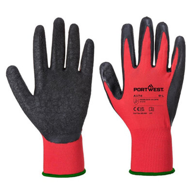 Portwest Unisex Adult A174 Latex Grip Gloves