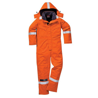 Portwest Unisex Adult Flame Resistant Anti-Static Winter Overalls