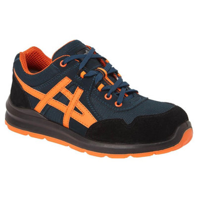 Portwest Unisex Adult Steelite Mersey Leather Safety Trainers Blue (4 UK)