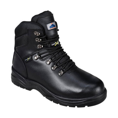 PORTWEST UNISEX ADULT STEELITE MET LEATHER SAFETY BOOTS BLACK (9 UK)