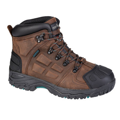 Portwest Unisex Adult Steelite Monsal Leather Safety Boots Brown (6 UK)