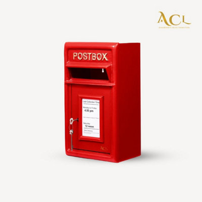 Post Box Classic Large Letter Box Lockable With 2 Keys, Pole Mounted ...