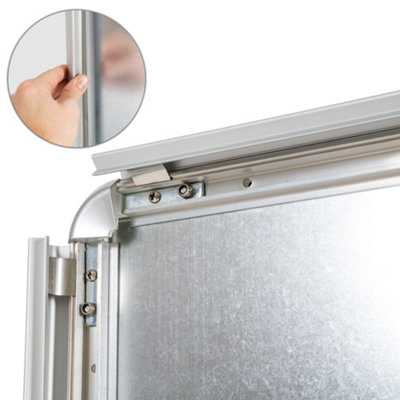 Poster Board - A1, double-sided, aluminium frame and base, including 2 ...