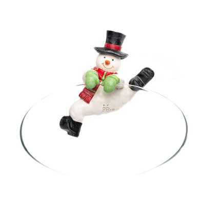 Pot Buddies Christmas Snowman Plant Pot Hanger