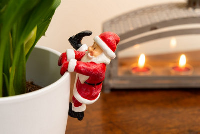 Pot Buddies Father Christmas Plant Pot Hanger | DIY at B&Q