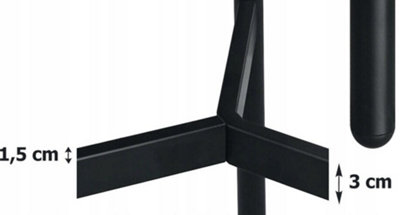 Pot + Stand Set Tiered Metal Multiple Flower Modern Shelf Planter Black ...