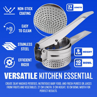 Potato Masher Hand Held Masher Tool Vegetable Peeler Juicer Processor ...