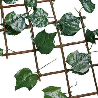 Pothos Leaf Foldable Artificial Greenery Panels for Stylish Plant Wall Backdrops 220.3cm W x 94cm D