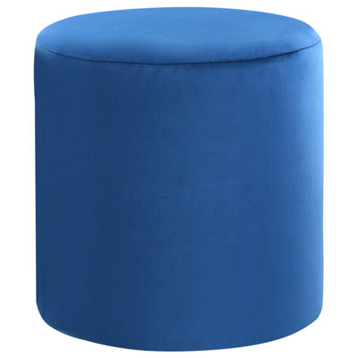 POUFFE LOVETT VELVET DARK BLUE