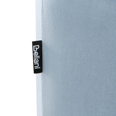Pouffe LOVETT Velvet Light Blue