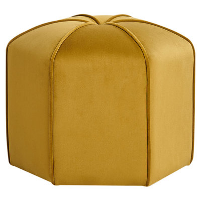Pouffe WISHEK Yellow 45 cm 45 cm