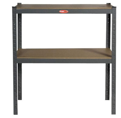 PowaRack Boltless Shelving 2 Shelf Unit 900 x 450 x 900mm High