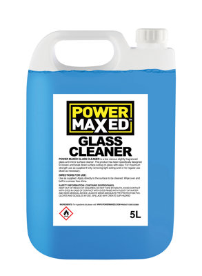 Power Maxed Glass Cleaner 5ltr Ready To Use | DIY at B&Q