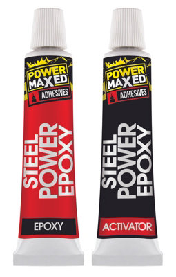 Power Maxed Steel Power Twin Tube Epoxy 28g | DIY at B&Q