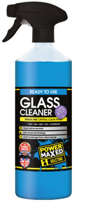 Power Maxed Window Glass Cleaner 30% RTU 1ltr