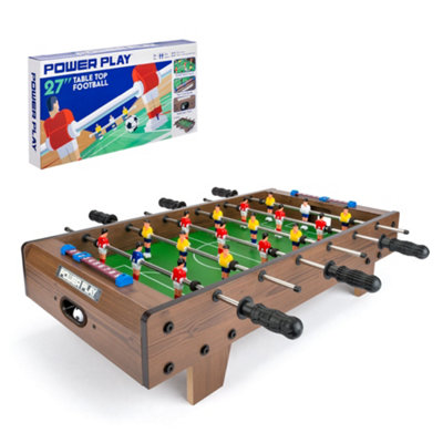 Power Play Table Top Football Game, Wooden Outdoor Indoor Game for Kids ...
