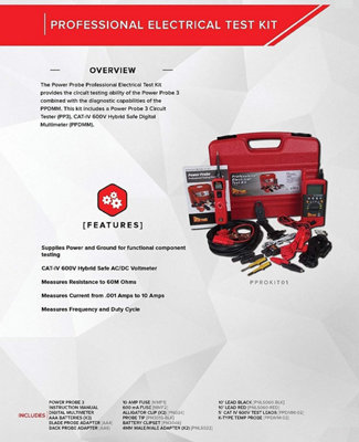 Power Probe 3 & Digital Multimeter Set Twin Pack