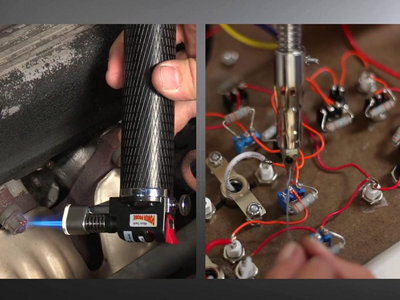 Power Probe Micro Torch Max Flame Temperature: 2,400 F / 1300 C