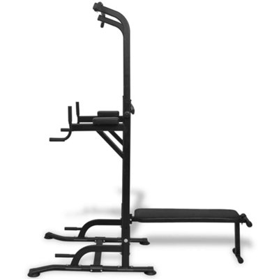 Power Tower with Sit-up Bench Fitness Gym Essential