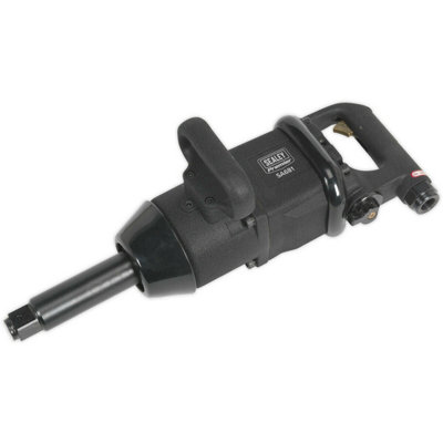 Powerful 1 Inch Straight Air Impact Wrench with Side Handle for Heavy ...