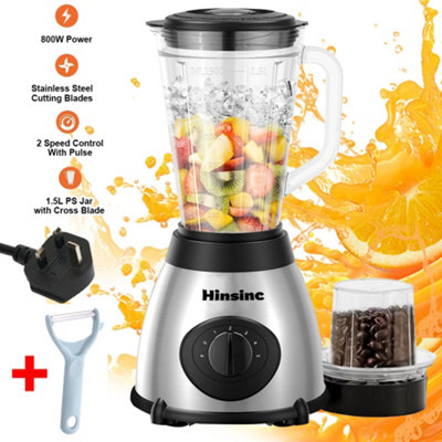 Powerful 1000W 1.5L Kitchen Blender & Smoothie Maker - Ice Crushing