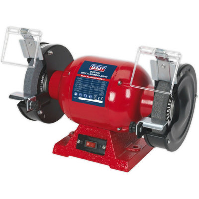 Powerful 150mm Bench Grinder with 370W Induction Motor and Dual ...