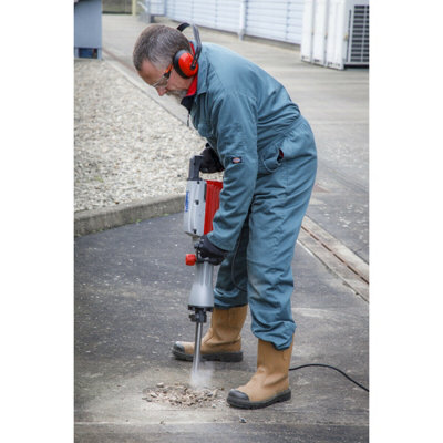 Powerful 1600W Demolition Breaker Hammer with Vibration Reduction and ...