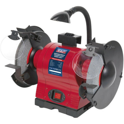 Powerful 200mm Bench Grinder with Built-In Dresser for Efficient ...