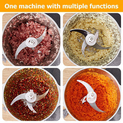 Powerful 300W 5L Electric Meat Grinder Food Processor with Stainless ...